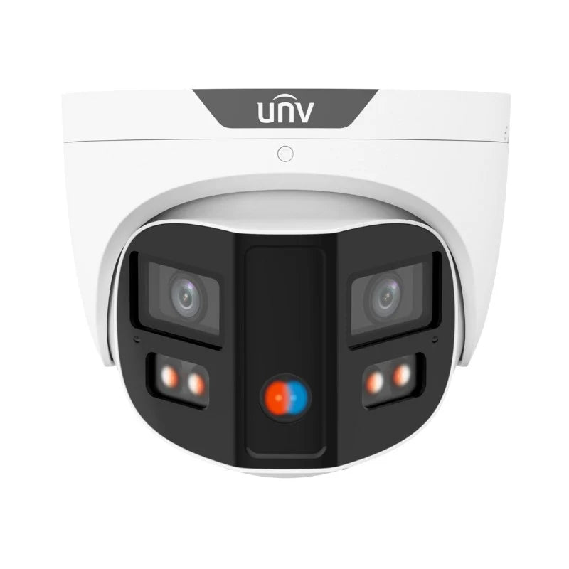UNV Tri-Guard 2.0 OmniView Turret - 8MP Dual Lens Camera with 180° Ran