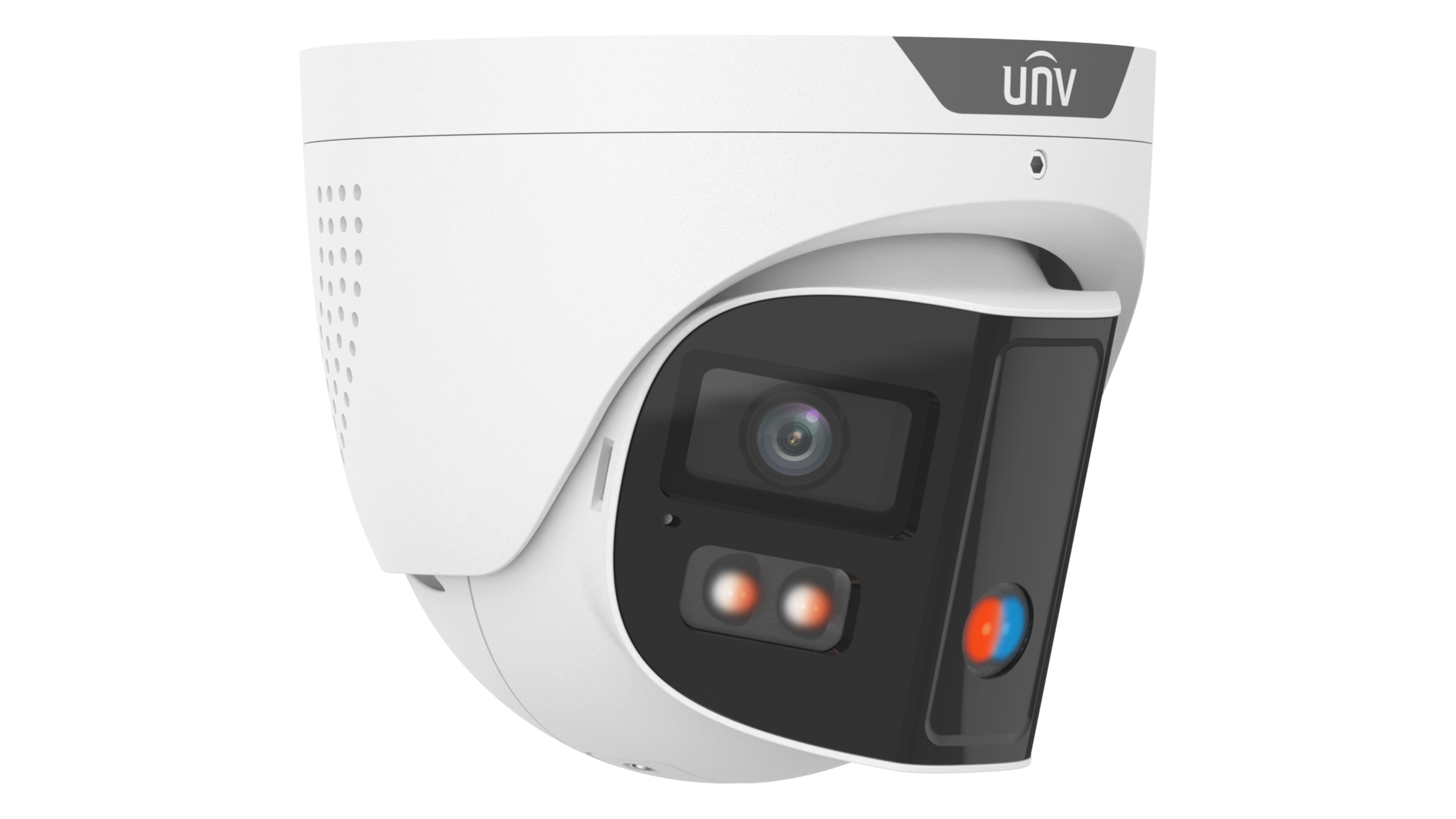 UNV Tri-Guard 2.0 OmniView Turret Camera (8MP) Dual Lens Camera with 1