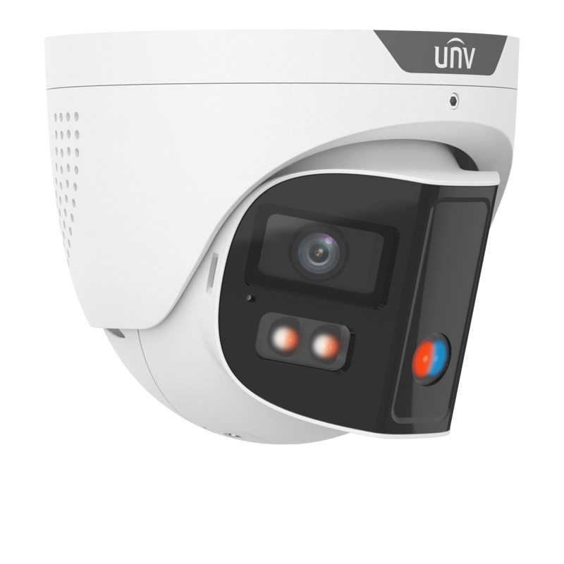 UNV Tri-Guard 2.0 OmniView Turret Camera (8MP) Dual Lens Camera with 1